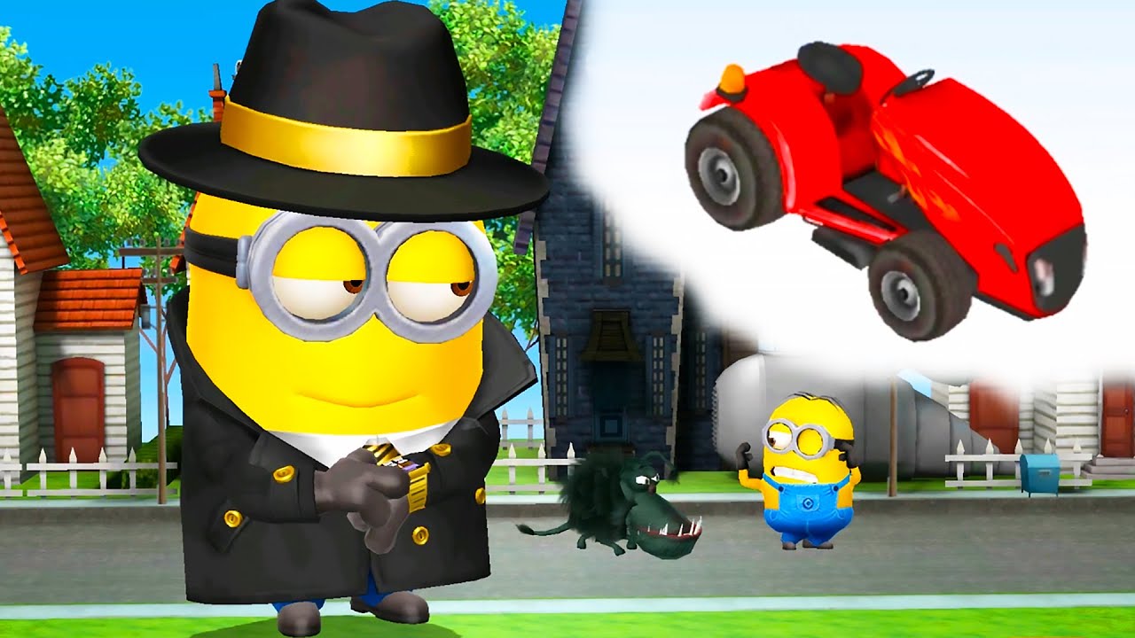 Spy Minion costume, golden tickets and Prop in Minion rush Old version ...