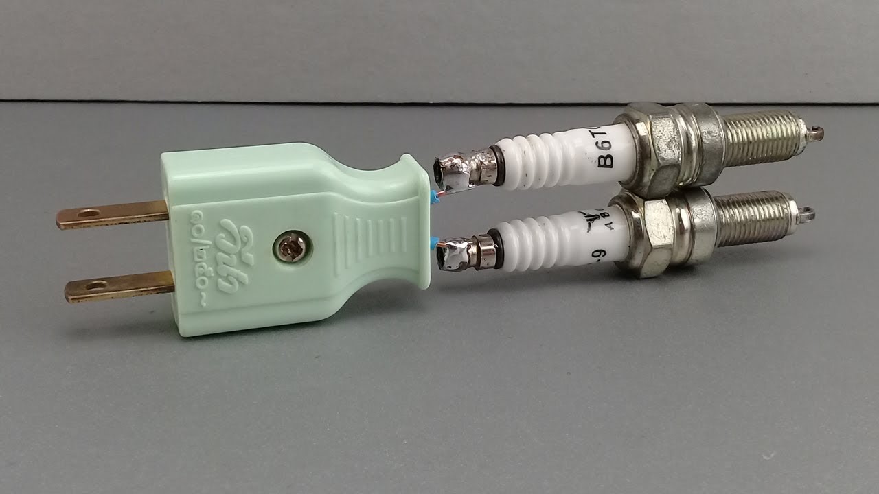 Amazing Technology Free Electric Energy By Spark Plug 100% - YouTube