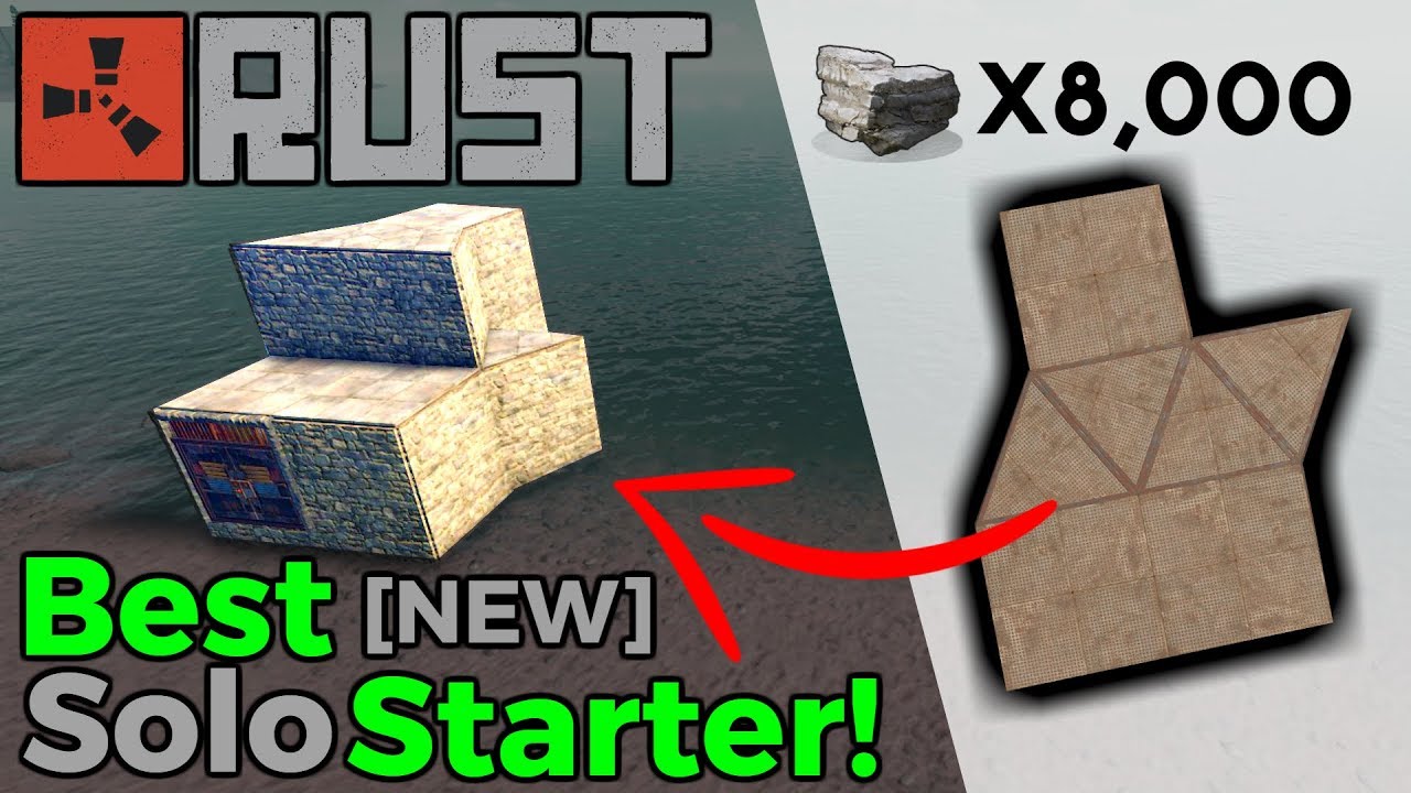 RUST | Best Solo Starter [NEW]! | BUILDING 3.0 - YouTube