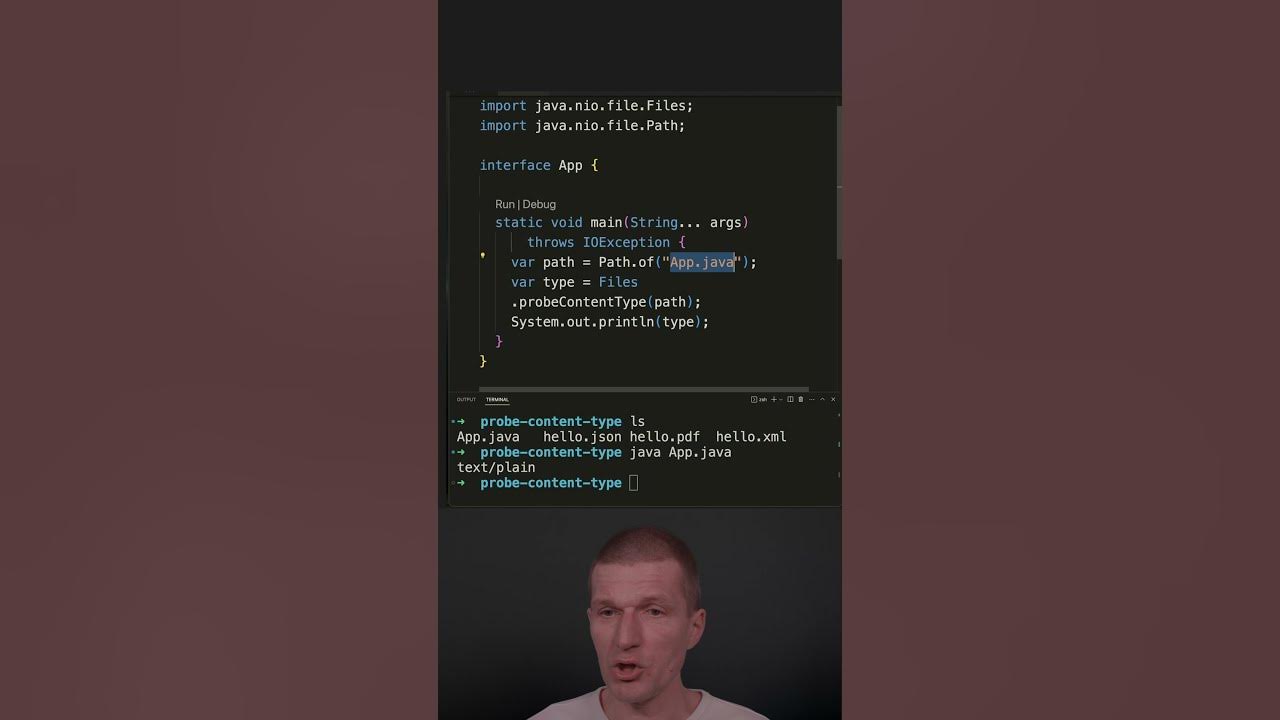 Get the MIME Content Type #java #shorts - YouTube