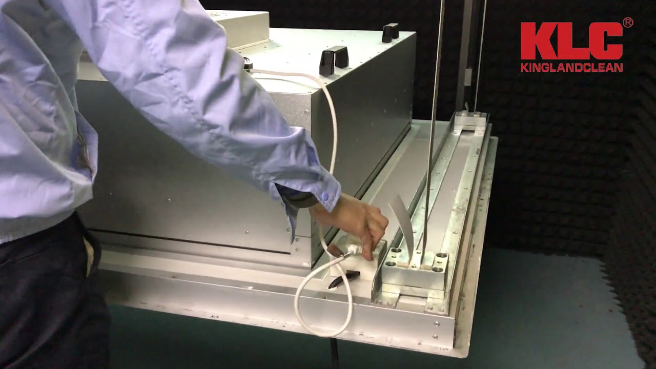 Fan Filter Unit FFU Installation - YouTube