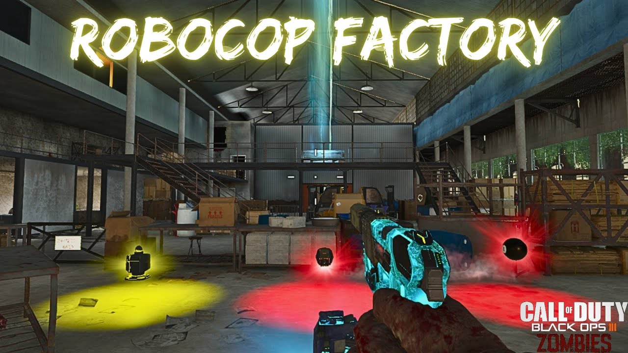ROBOCOP FACTORY! | BLACK OPS 3 ZOMBIES - YouTube