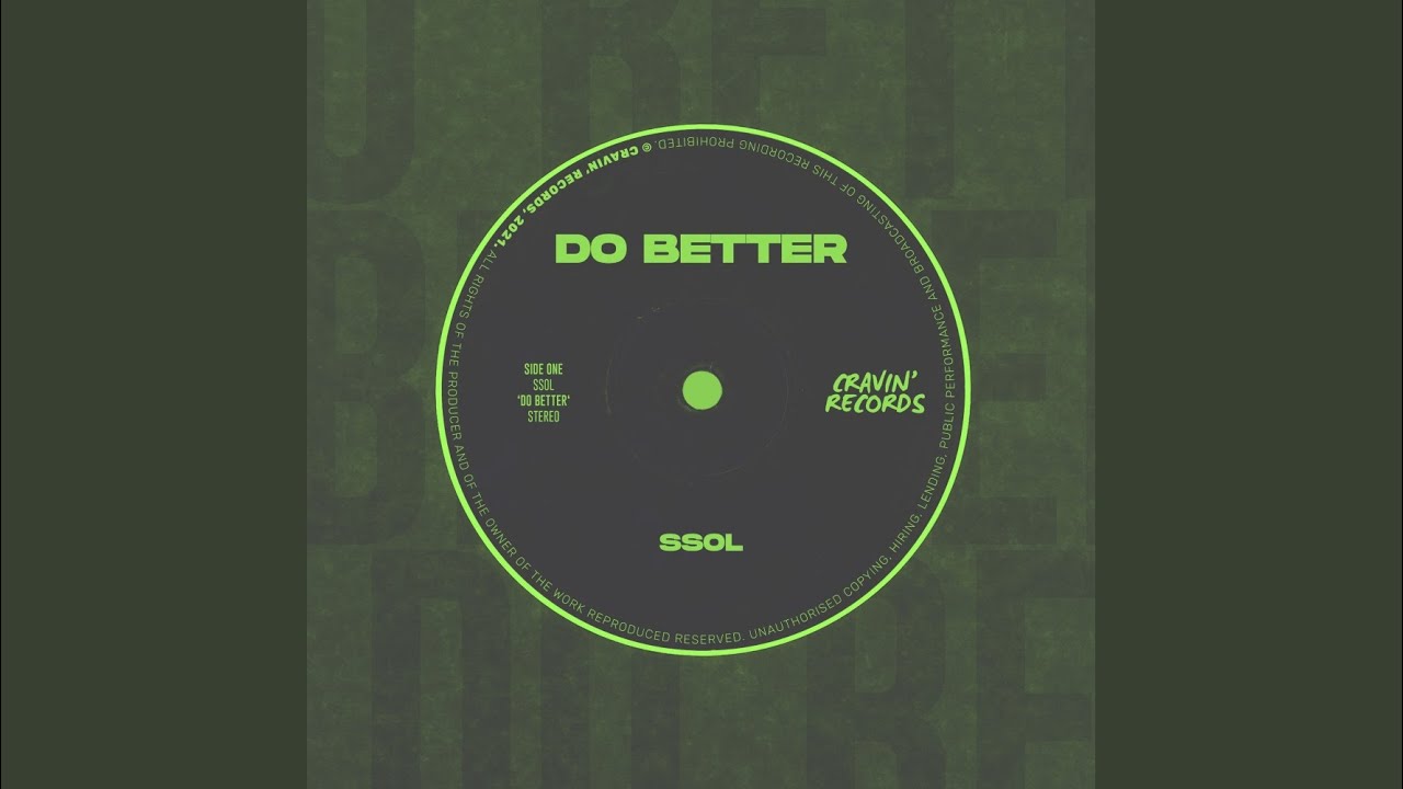 Do Better - YouTube