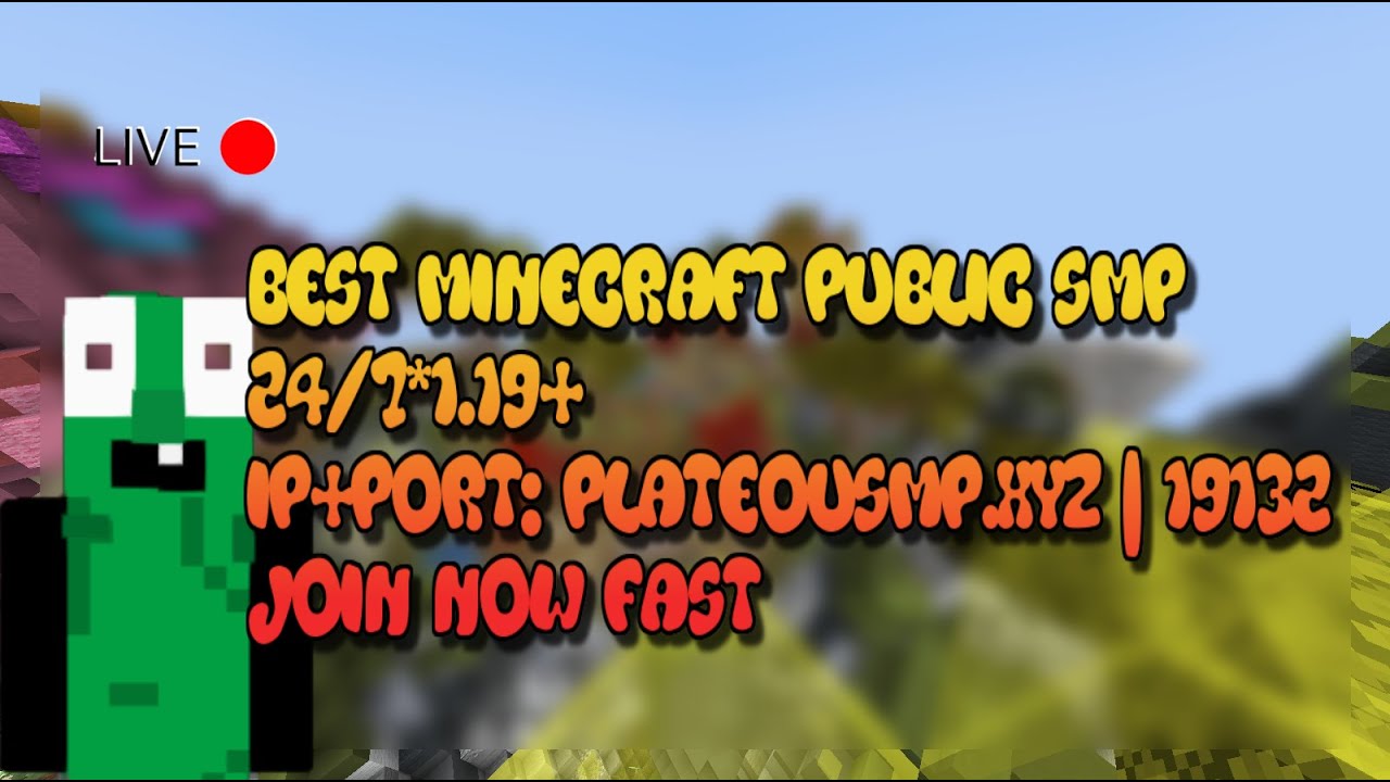 24/7 Joinable Minecraft SMP (PUBLIC) ~ 1.19 Java & Bedrock Survival ...