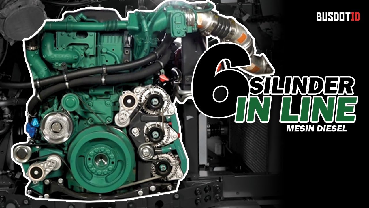 KENAPA BUS INDONESIA MENGGUNAKAN MESIN 6 SILINDER SEGARIS - YouTube