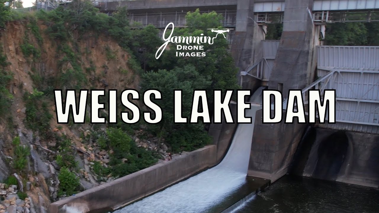 Weiss Lake Dam and Sunset Shots - YouTube