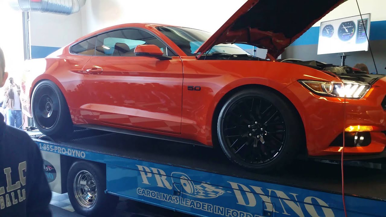 2016 Mustang GT 5.0 on the Dyno at Pro Dyno - YouTube
