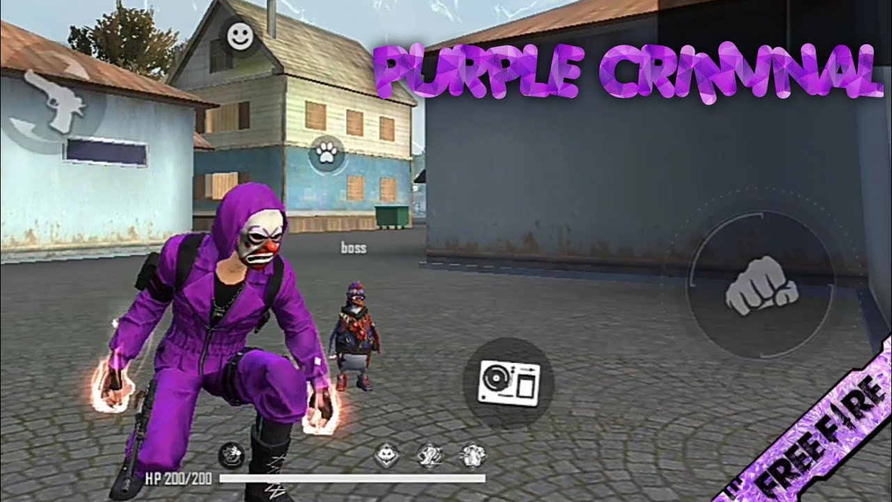 PURPLE CRIMINAL||FREE FIRE|| - YouTube