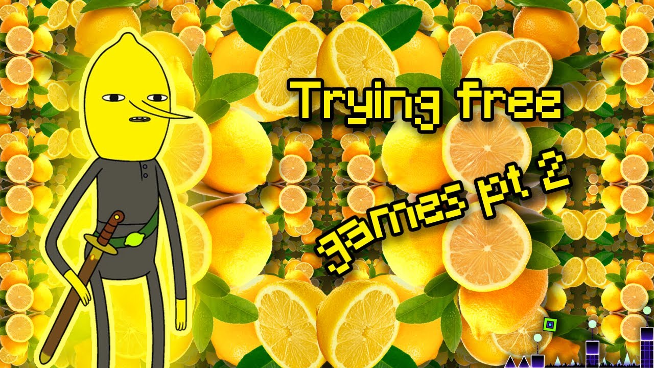 Running and jumping as a lemon - YouTube