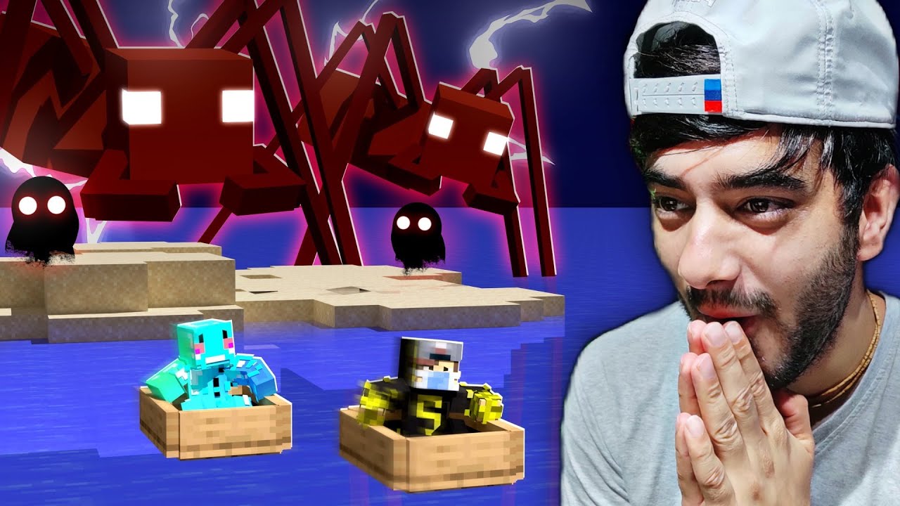 Finally We escaped the Haunted Island in Minecraft - YouTube