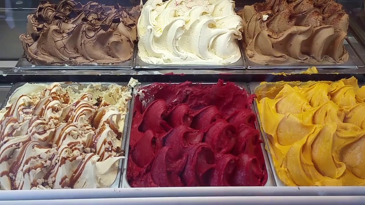 Belgian ice cream served hot - YouTube