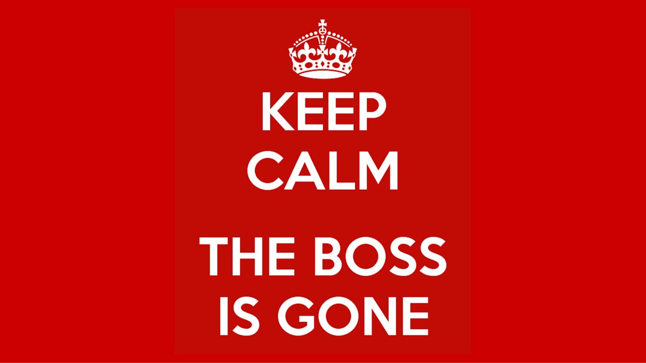 When the Boss is Away... - YouTube