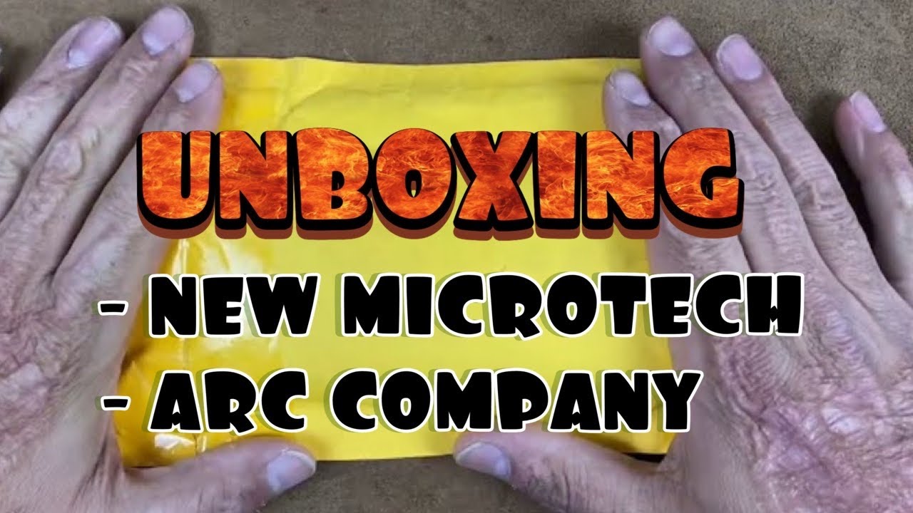 Unboxing a Brand New Microtech and a knife roll from Arc Company - YouTube