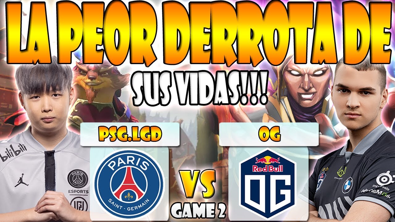 PSG.LGD VS OG BO2[GAME 2] AME VS YURAGI - THE INTERNATIONAL 11 - 2022 ...