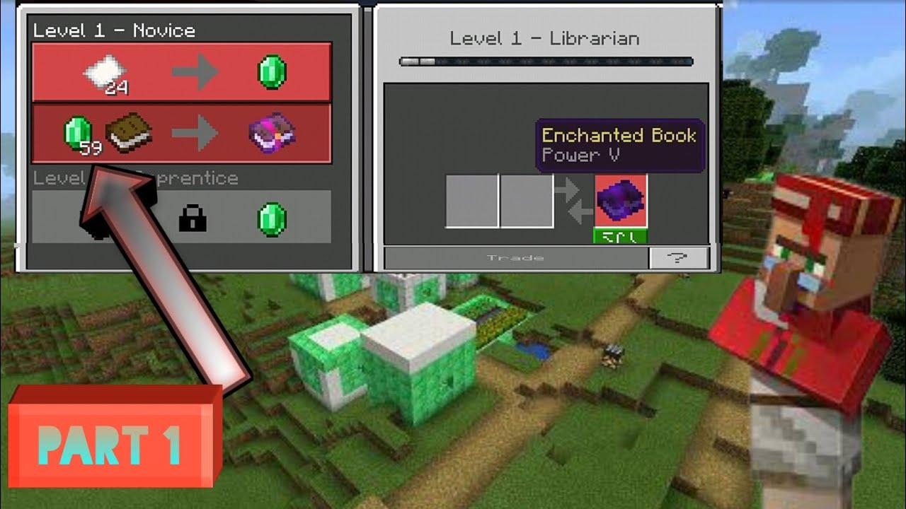 I found expensive 💵 villager in expensive village💸. Minecraft part #1 ...