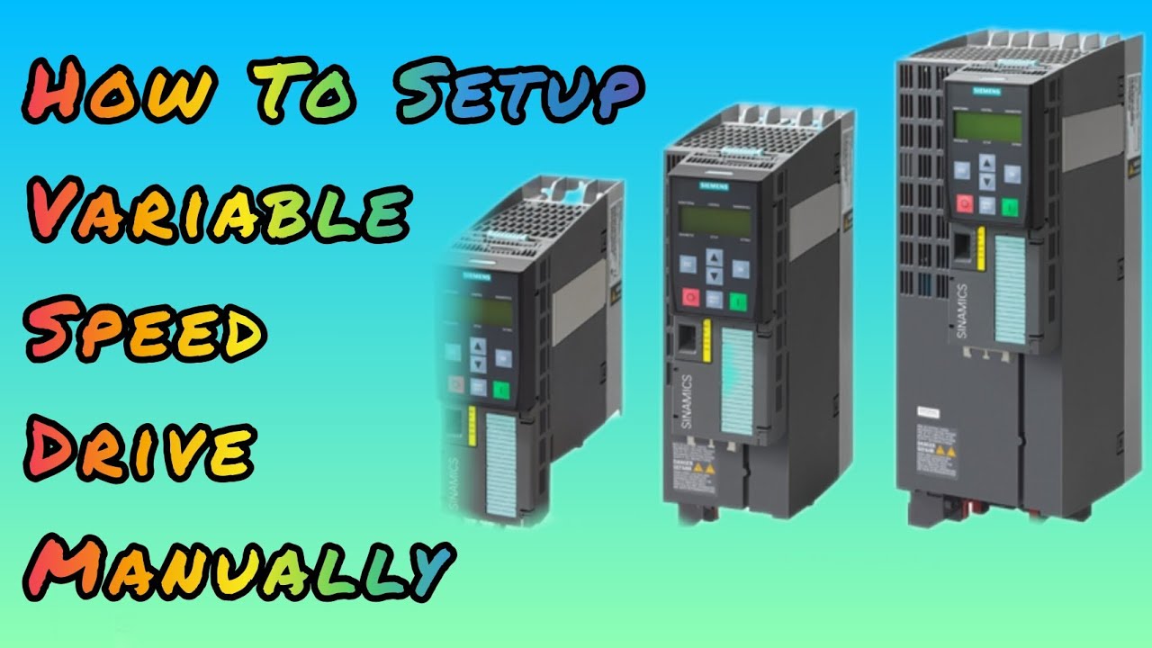 VFD Motor Control Sinamics G120C Manual Setup Part2 #siemens # ...