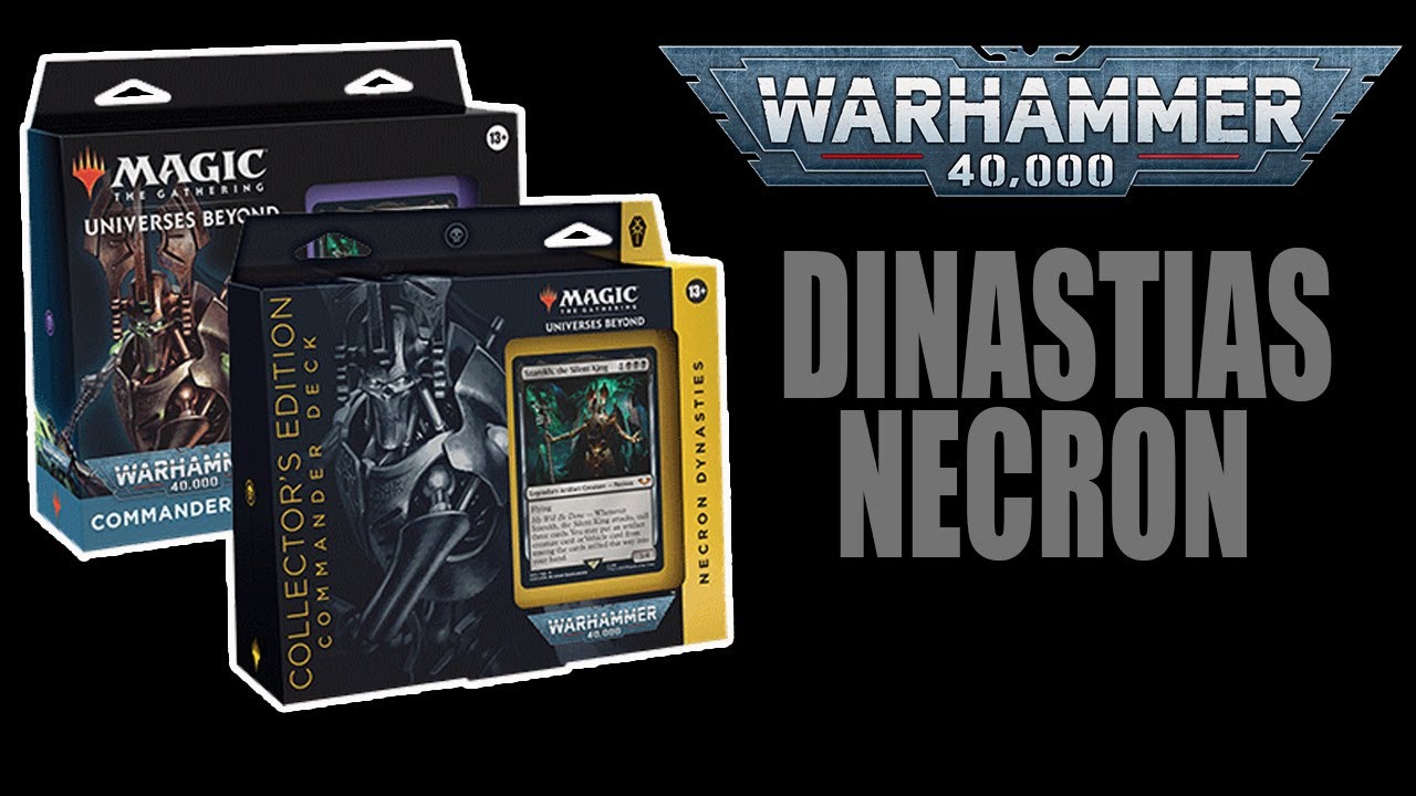 DINASTIAS NECRON - Commander Warhammer 40k - YouTube