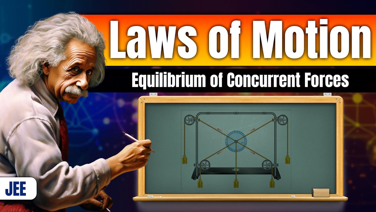 Laws of Motion | Equilibrium of Concurrent Forces | JEE Physics ...