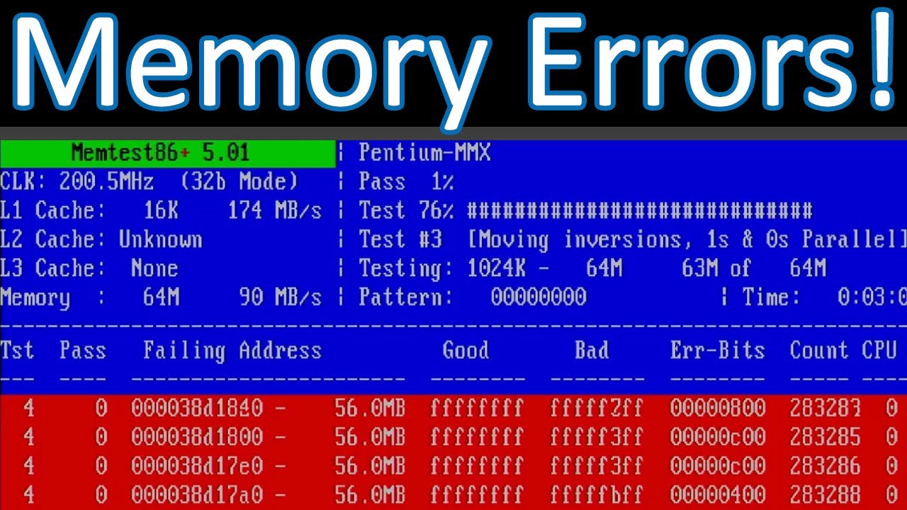 Help me find the faulty chip (EDO_ERR Part 1/3) - YouTube