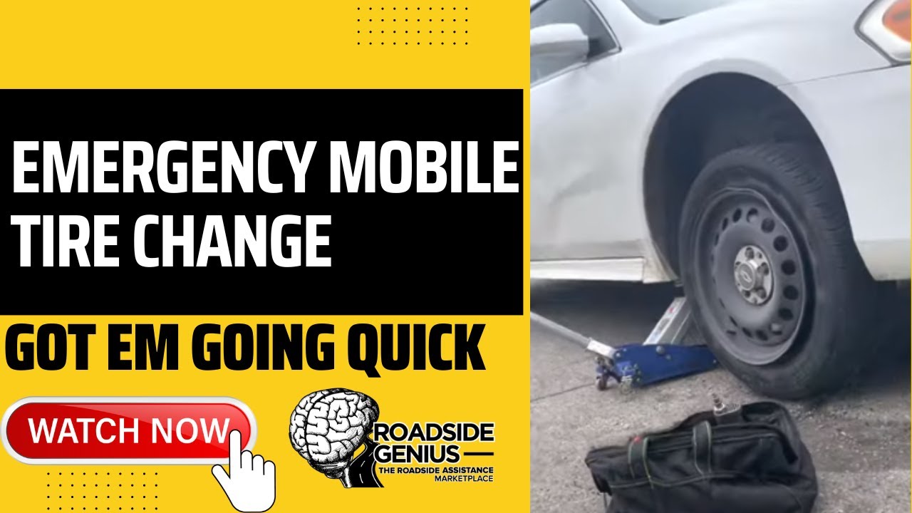 Emergency Mobile Tire Change | Got Em Going Quick | Mr.Quickpick ...