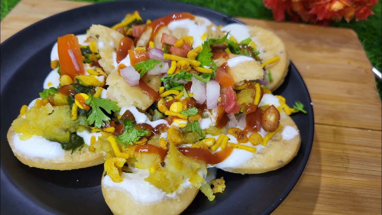Crispy Papdi Chaat | Street Style Chat| dahi papdi chaat|indian chaat ...