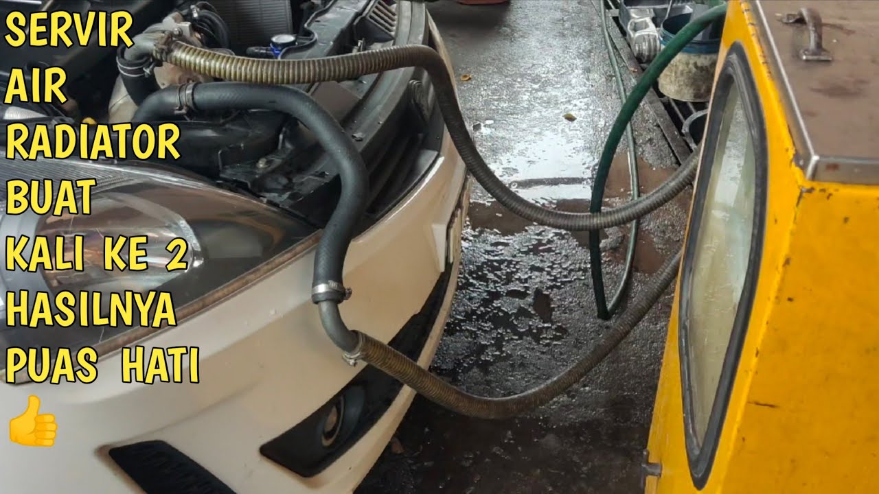 Servir air radiator Proton Exora kali 2 sesudah 2 tahun.. - YouTube