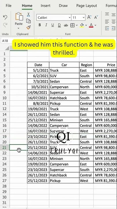 Excel tips: How to hide rows using shortcuts in Excel. #shorts # ...