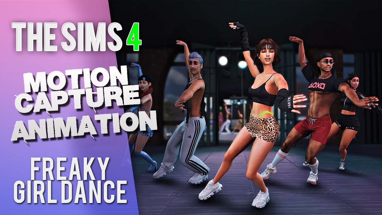 The Sims 4 | " Freaky Girl Dance" Realistic Dance Animation Download - YouTube