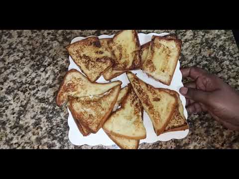 How to make Sweet Bread Toast | Ingredients and preparation method in ...