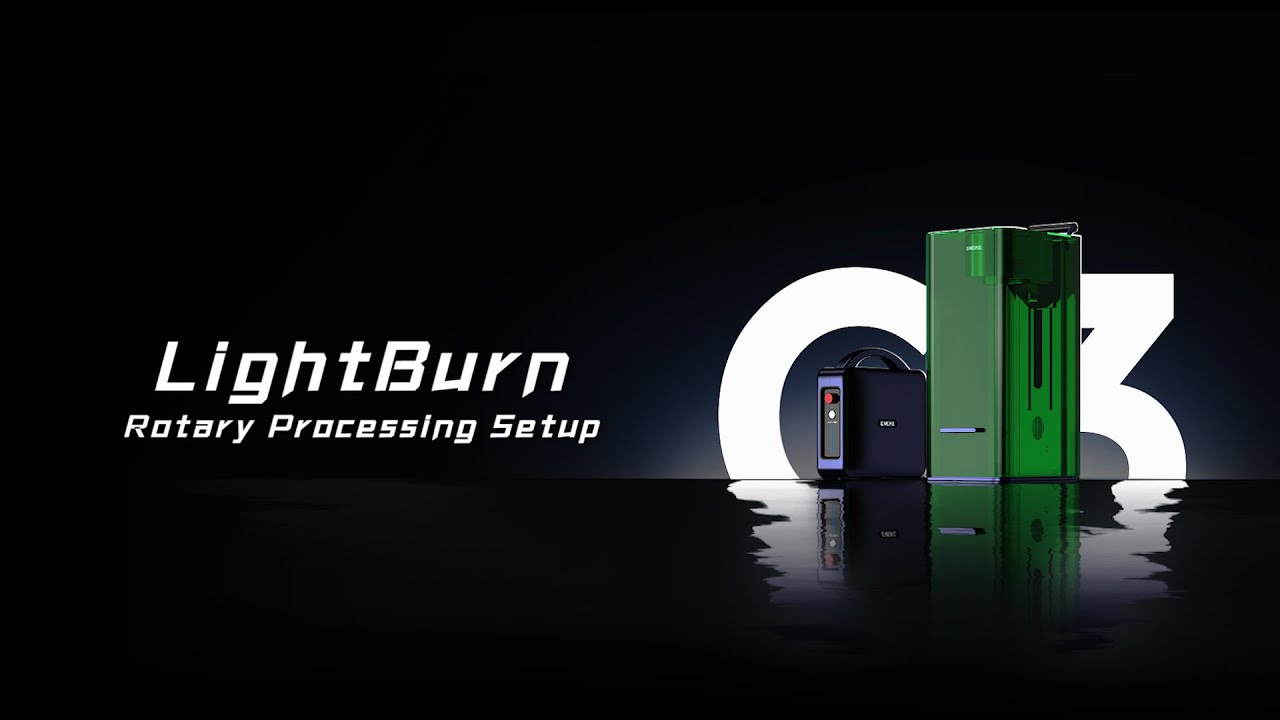 17. LightBurn Rotary Processing Setup - YouTube