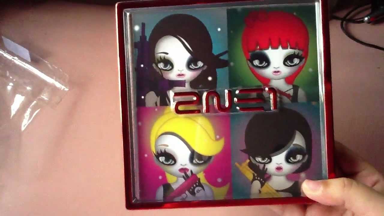 2NE1 2nd mini album unboxing. - YouTube