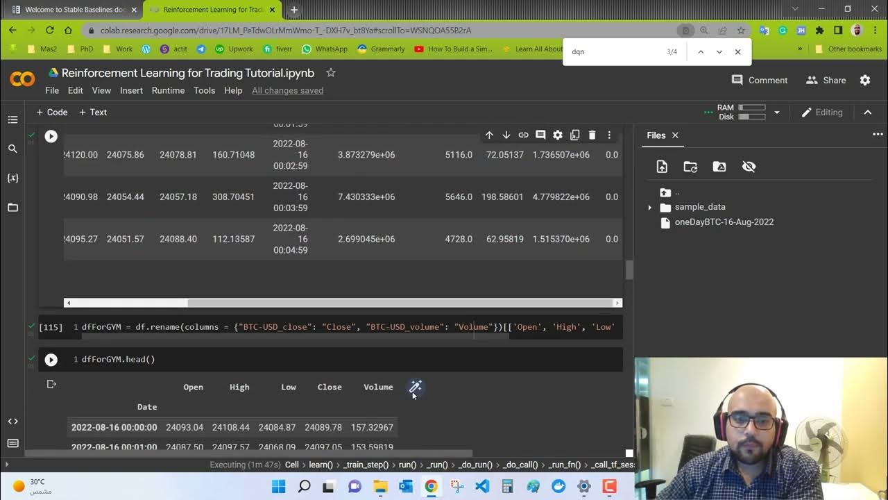 Reinforcement Learning for Trading Tutorial - YouTube