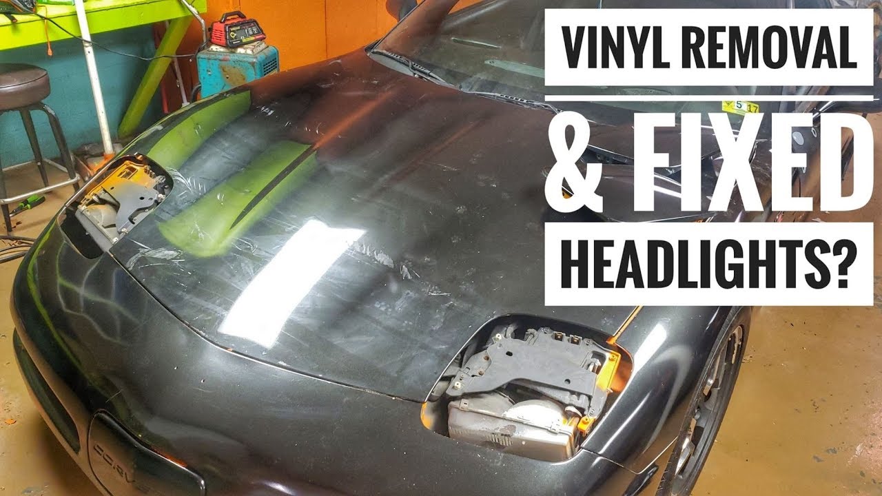WRAP REMOVAL and FIXED HEADLIGHTS!? - YouTube