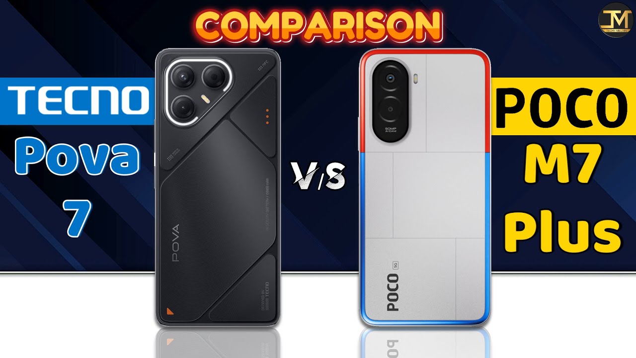 Tecno Pova 7 vs POCO M7 Plus : Can Poco Beat Tecno 🤔😲 - YouTube