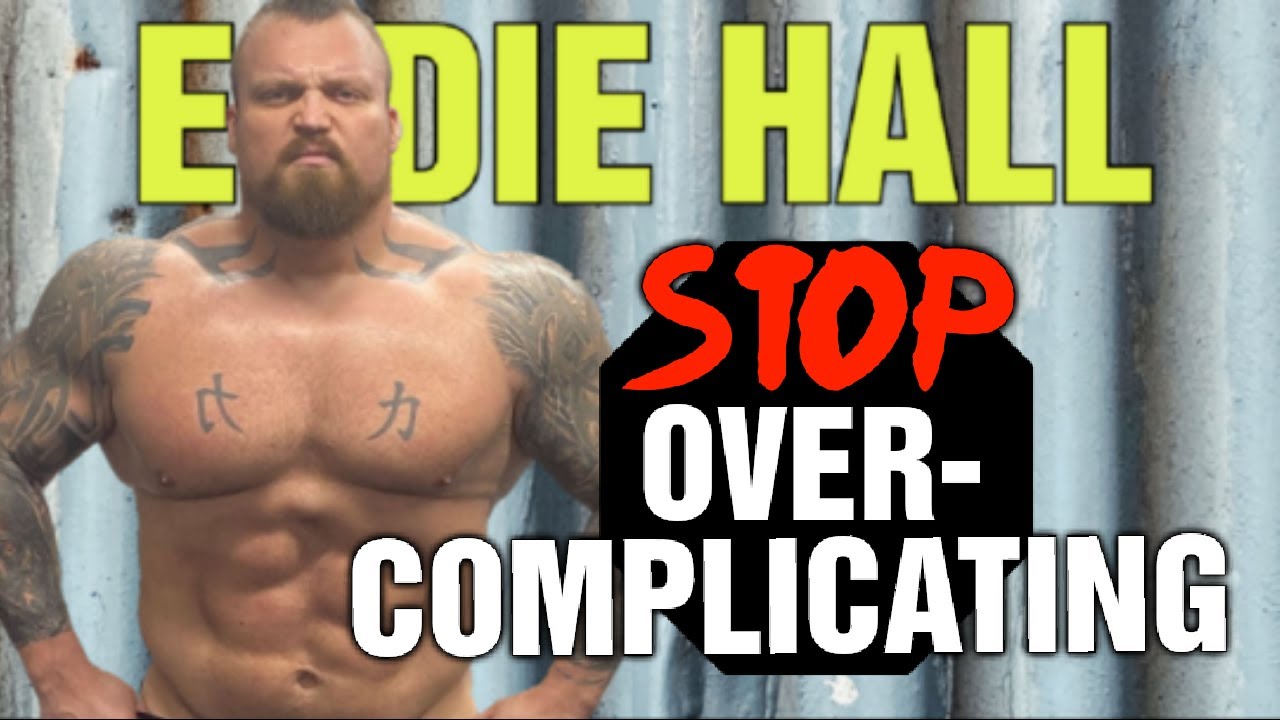 Eddie Hall || EATING VITAMINS, & SUPPLEMENTS || Overcomplicating or ...