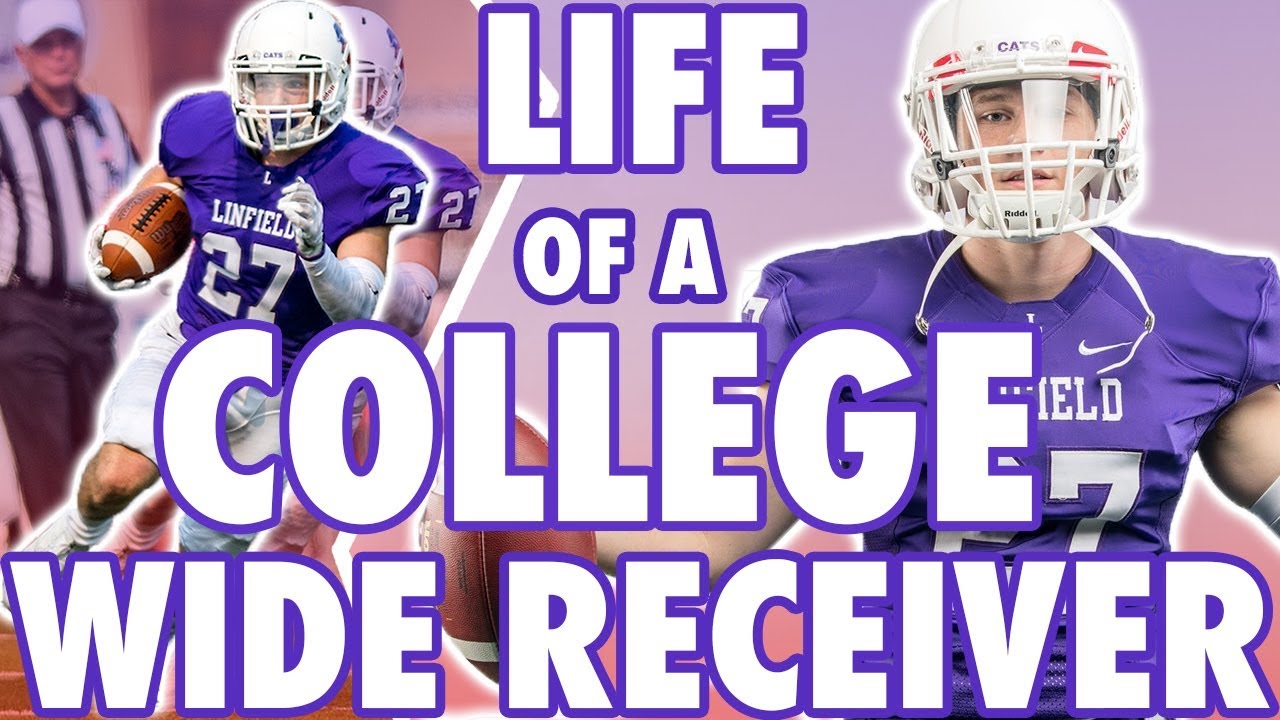 Life of A College Wide Receiver - YouTube