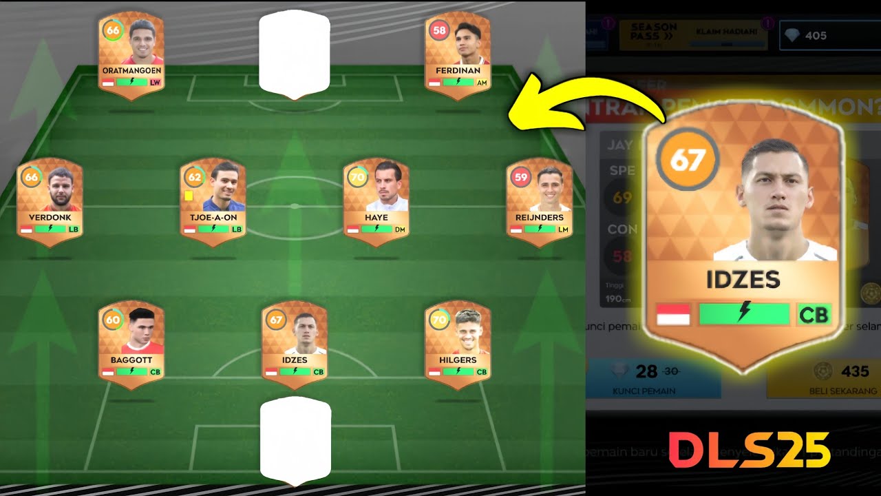 AKHIRNYA DAPAT JAY IDZES PEMAIN TIMNAS INDONESIA DI DLS 25 - YouTube