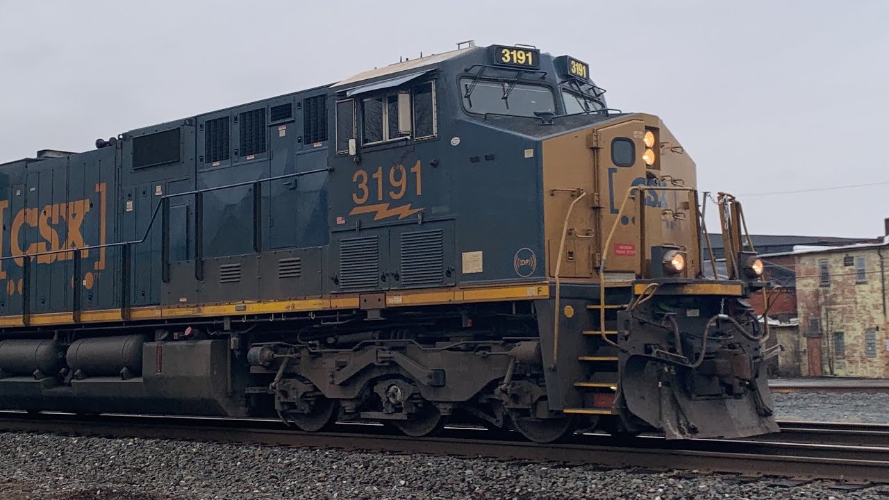 CSX I018-15 with 3191 Leading - YouTube
