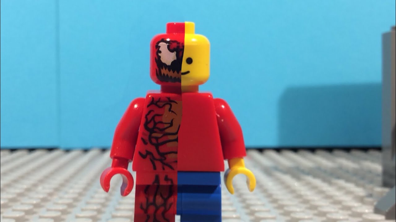 LEGO Man becomes Carnage - YouTube