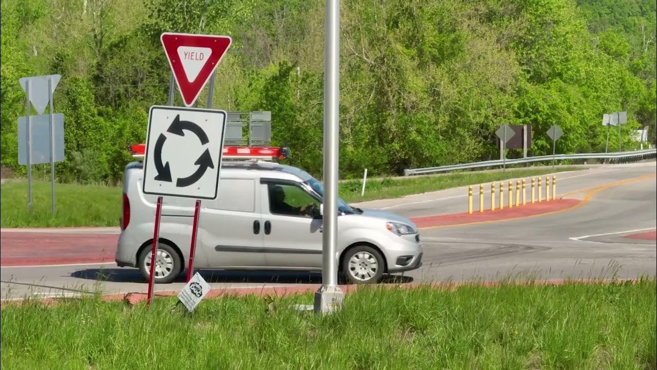 KYTC SAFERoads - Mini Roundabout - YouTube