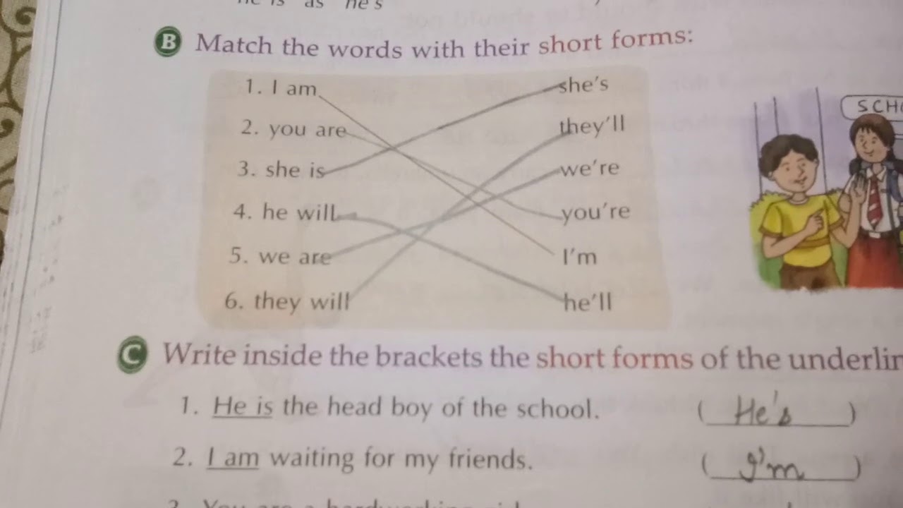 Short forms class 3 - YouTube