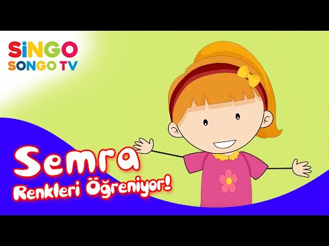 SEMRA Renkleri Öğreniyor 🟠🟢🟣 – SingoSongo TV I İsme Özel Çocuk Şarkıları 🎵