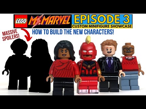 LEGO MS MARVEL Episode 3 Custom Minifigure Showcase - YouTube