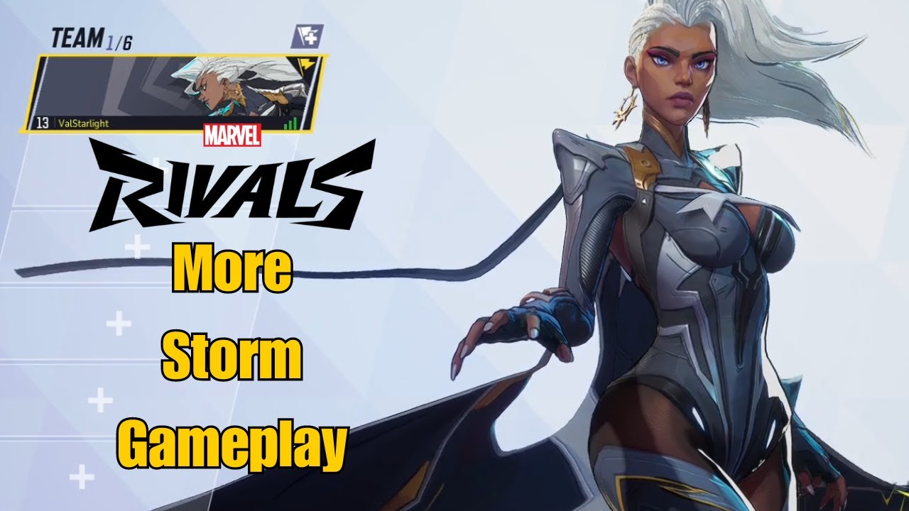 More Storm Gameplay | Marvel Rivals | Closed Alpha Test - YouTube