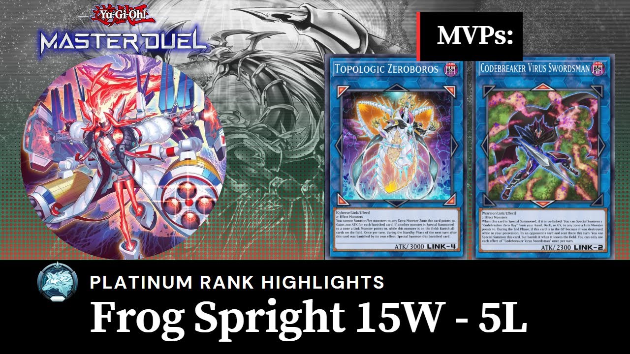 15W - 5L Frog Spright | Platinum Rank Highlights | Deck Profile ...