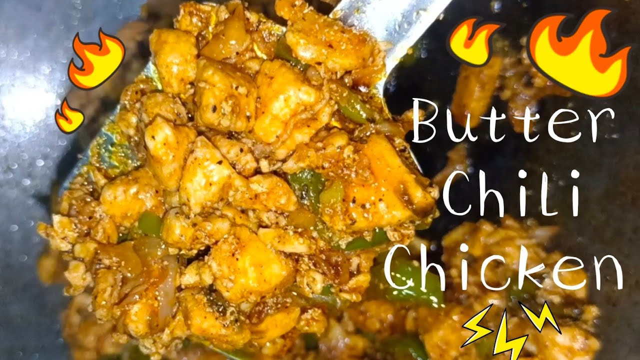 Butter Chilli Chicken Full Recipe 🤤😋 | Unique and Easy Recipe ...