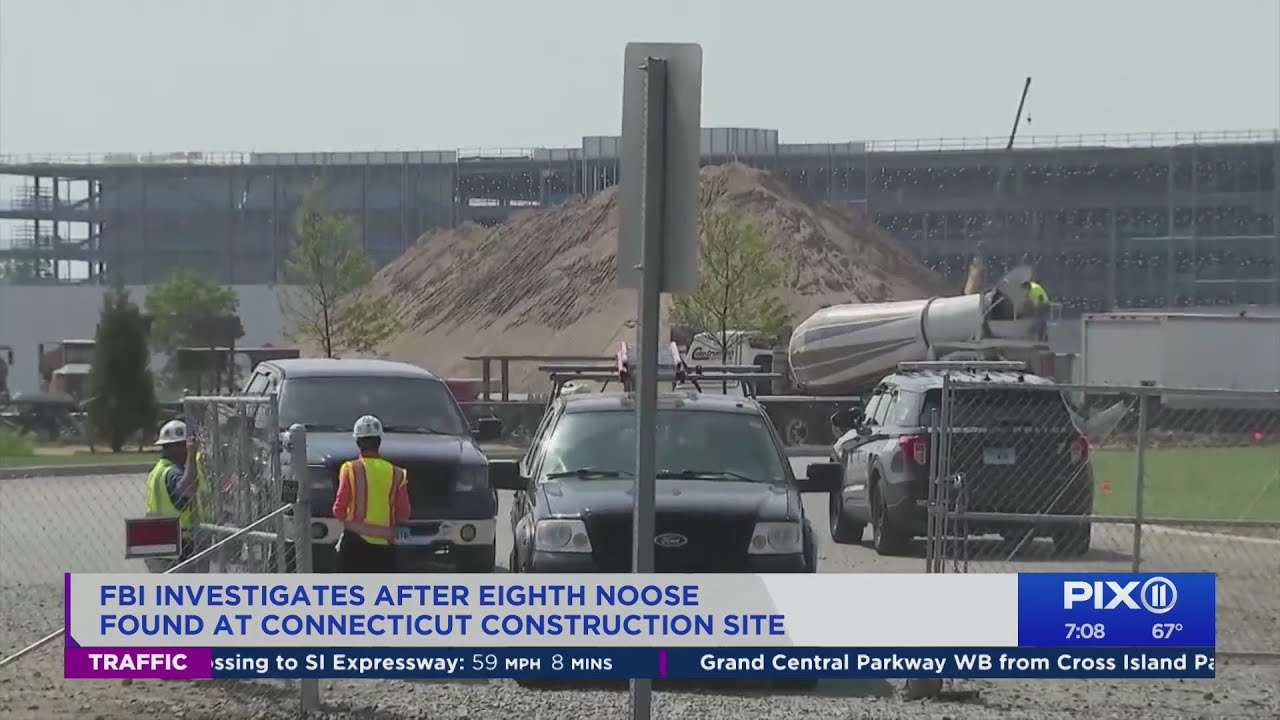 8th noose found at Amazon site despite additional security - YouTube