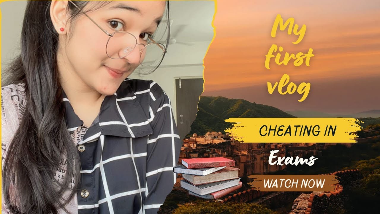 My first vlog ️😜 cheating in exams gone wrong 😑 - YouTube