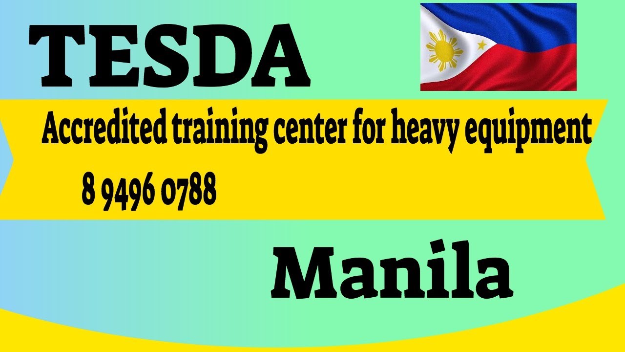 tesda crane operator training center in manila,tesda accredited ...