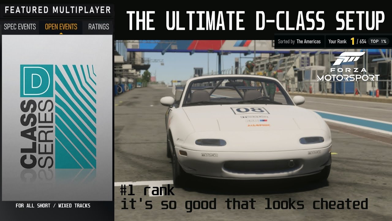 THIS IS IT | D-CLASS MX-5 90 ULTIMATE SETUP | Forza Motorsport - YouTube